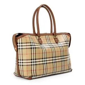 Burberry Checkered Tote Bag