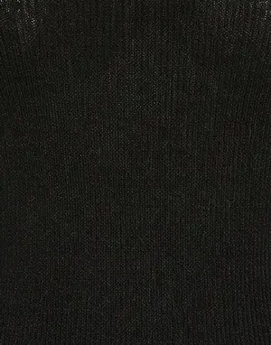 MAISON MARGIELA Solid-color Turtleneck Long-sleeve Knit Top