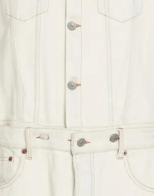 MAISON MARGIELA Solid Color Denim Dress