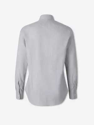Canali Long Sleeved Plain Shirt