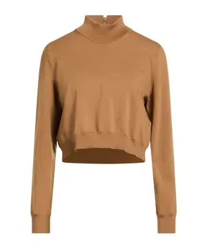 Max Mara Solidcolor Lightweight Knit Turtleneck Longsleeve Top
