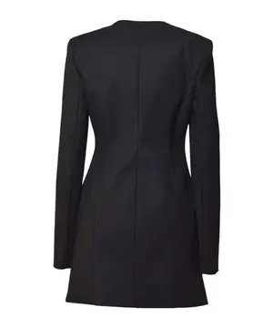 MSGM Zip-up Crewneck Coat