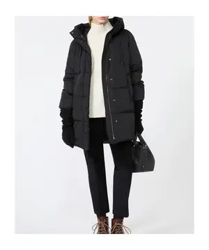 Max Mara Midi Parka In Water-repellent Taffeta