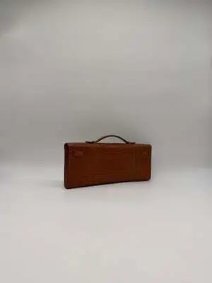 Hermès Kelly Gold Matte Alligator Gold Hardware