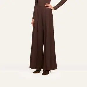 L'Agence Nova Pleated Wide-leg Pants