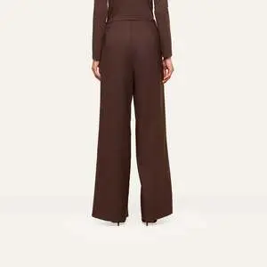 L'Agence Nova Pleated Wide-leg Pants