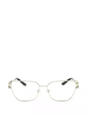 Versace Cat-eye Frame Glasses - Silver