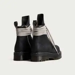Rick Owens X Dr. Martens Quad Sole Steel Toe Boot