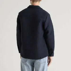 WAX LONDON Otto Ornate Quilt Overshirt
