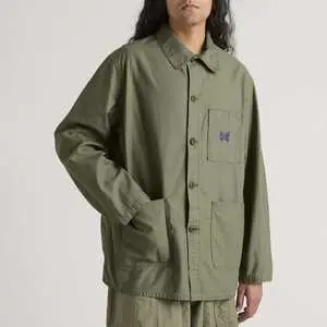 Needles Reversed Sateen Coverall Jacket