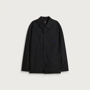 Needles Reversed Sateen Coverall Jacket - Black