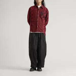 Needles 7 Cuts Overdyed Flannel Shirt