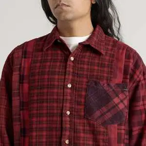 Needles 7 Cuts Overdyed Flannel Shirt