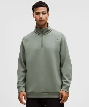 Lululemon Smooth Spacer Quarter Zip - Willow Leaf