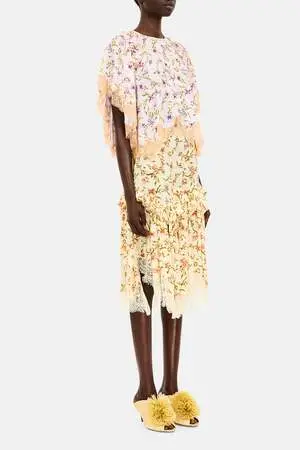 Ulla Johnson Isolina Midi Ruffle Skirt