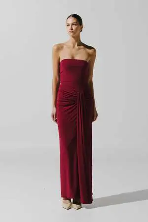BAOBAB Dana Maxi Dress - Cabernet