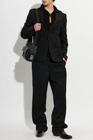 Fendi Wool Blazer With Open Lapels