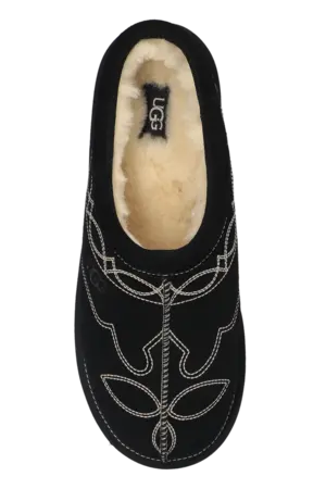 UGG Tasman Western Leather Slip-on Shoes