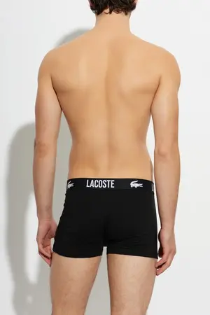 Lacoste Three-pack Of Cotton Boxers By