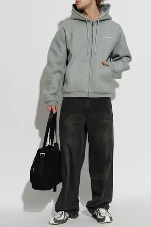 Carhartt Work In Progress Ebbert Zip-up Hoodie In Melange