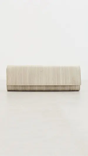 Proenza Schouler Hex Clutch In Eel - Ivory
