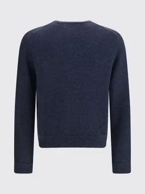 Our Legacy Crewneck Jumper In Pure Cotton With Long Sleeves And Ribbed Trims