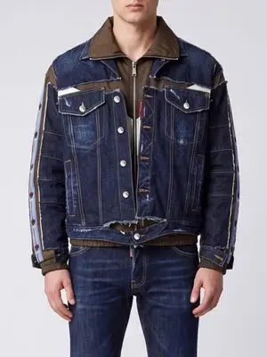 Dsquared2 Patchwork Jackets For Men