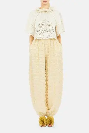 Ulla Johnson Elvira Cinched Pant - Eggshell