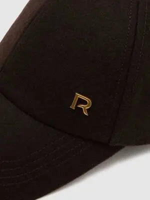 REISS Fiona Wool-blend Flannel Baseball Cap