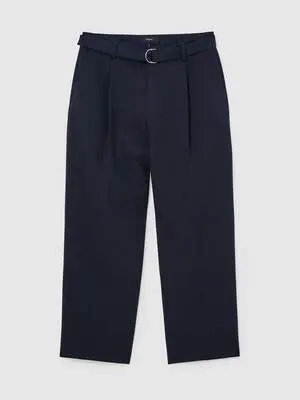 REISS Atwell Relaxed-fit Belted Trousers