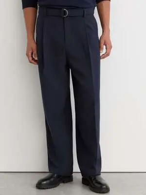 REISS Atwell Relaxed-fit Belted Trousers