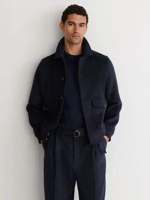 REISS Atwell Relaxed-fit Belted Trousers