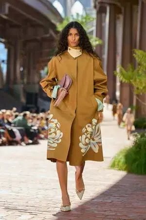 Ulla Johnson Canogan Hand Painted Trench Coat