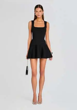 Retrofete Caterina Bandage Knit Dress - Black