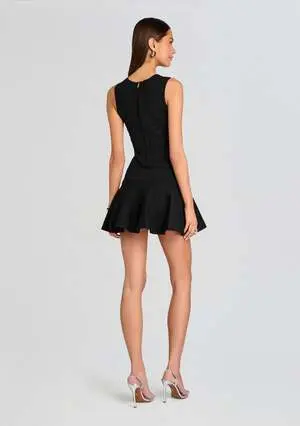 Retrofete Caterina Bandage Knit Dress - Black
