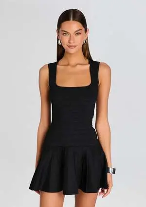 Retrofete Caterina Bandage Knit Dress - Black