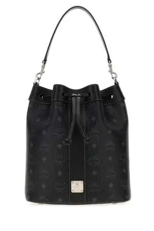 Mcm Canvas Dessau Mini Bucket Handbag - Printed