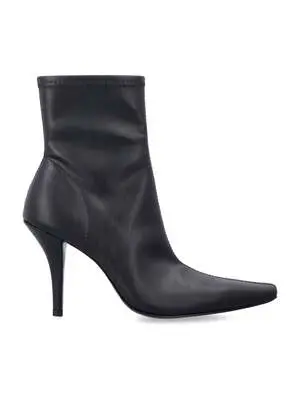 Senso Pointed-toe Stiletto Ankle Boots - Ebony