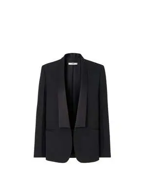 Fendi Tailored Shawl Lapel Blazer - Black
