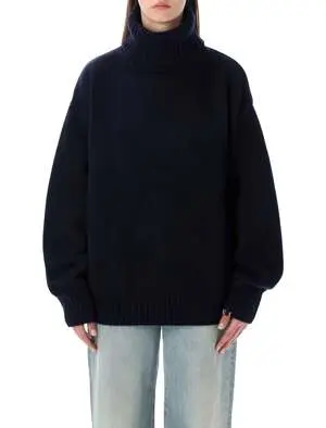 Extreme Cashmere Oversized Cashmere Turtleneck Sweater