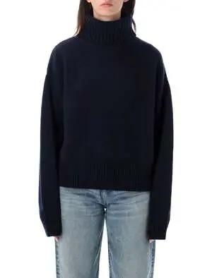 Extreme Cashmere Oversized Cashmere Turtleneck Sweater - Blu