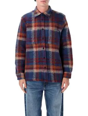 Portuguese Flannel Brushed Plaid Flannel Shirt - Multi Check
