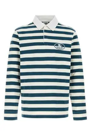 Burberry Embroidered Cotton Polo Shirt