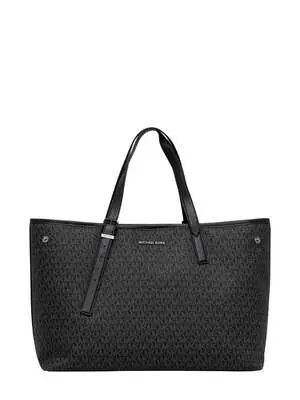 Michael Kors Structured Polyurethane Crossbody Bag - Black