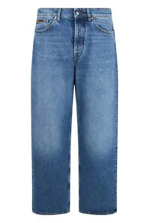 Moncler Straight Fit Jeans For - Denim