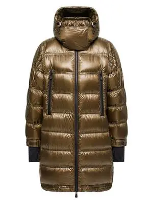 Moncler Down-filled Jacket With Detachable Hood - Verde