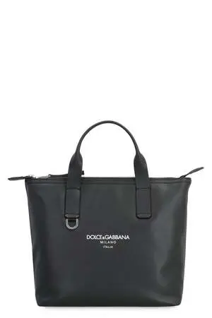 Dolce & Gabbana Mini Piccola Smooth Leather Tote Handbag 25 Cm