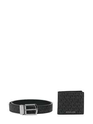 Michael Kors Pu & Cotton Utility Crossbody Bag - Black