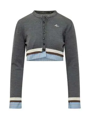 MSGM Mini Knit Sweater - Grey