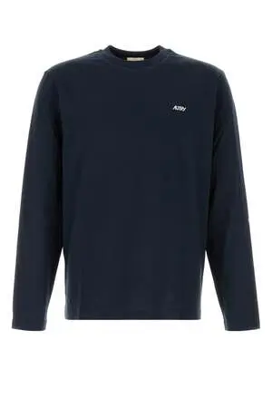 AUTRY Autumn-inspired Cotton T-shirt For - Blue